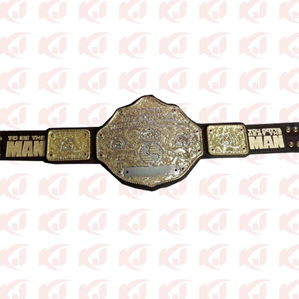 Large Gold World Heavyweight Championship Belt with Laser Carving ...